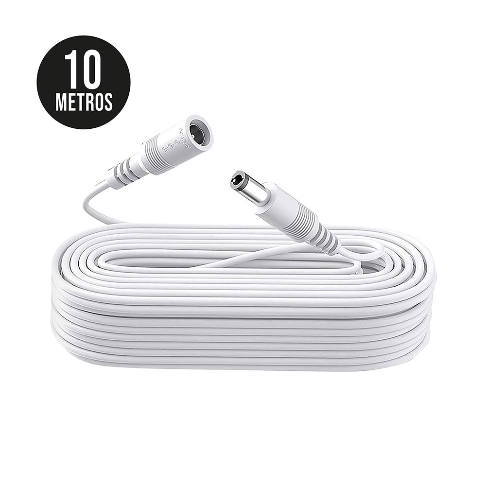 Cable Extensor para Cámaras de Seguridad 10Mts | Zeker Chile